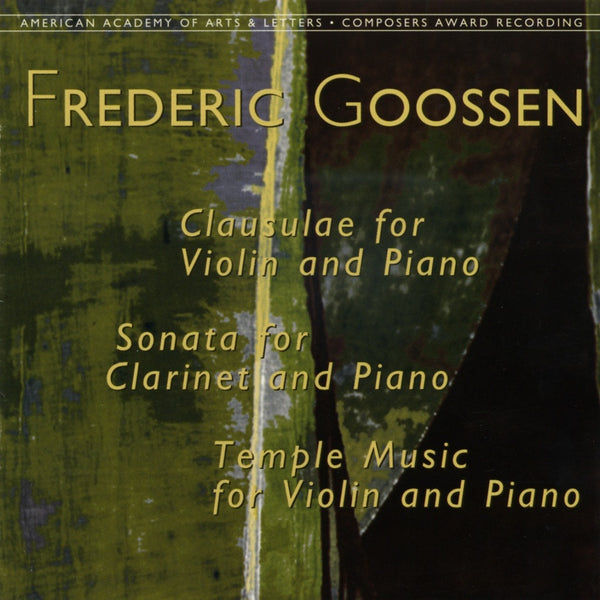 Frederic Goossen: Chamber Works – New World Records